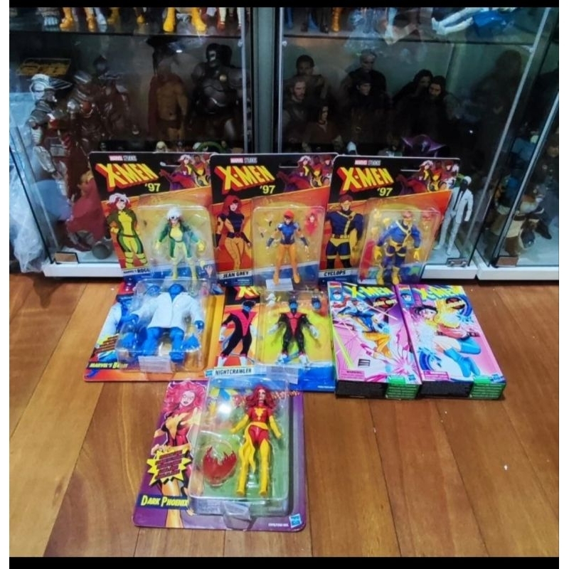 Jual Marvel Legends Cyclops 97 + Rogue + Jean Grey + Nightcrawler ...
