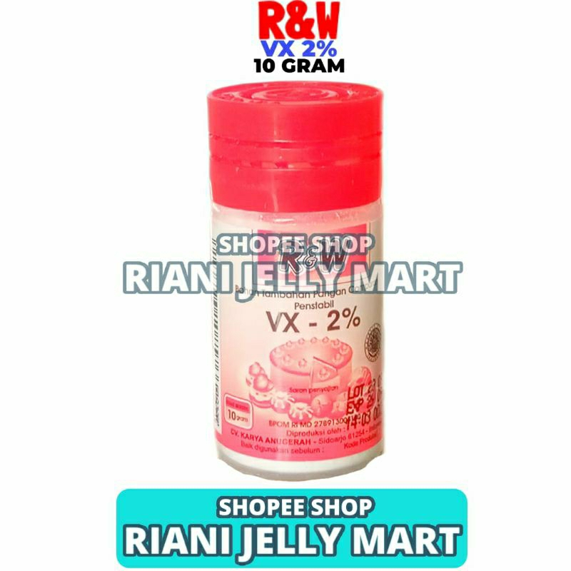Jual VX 2% Pengembang Kue Rajawali 10g | Shopee Indonesia