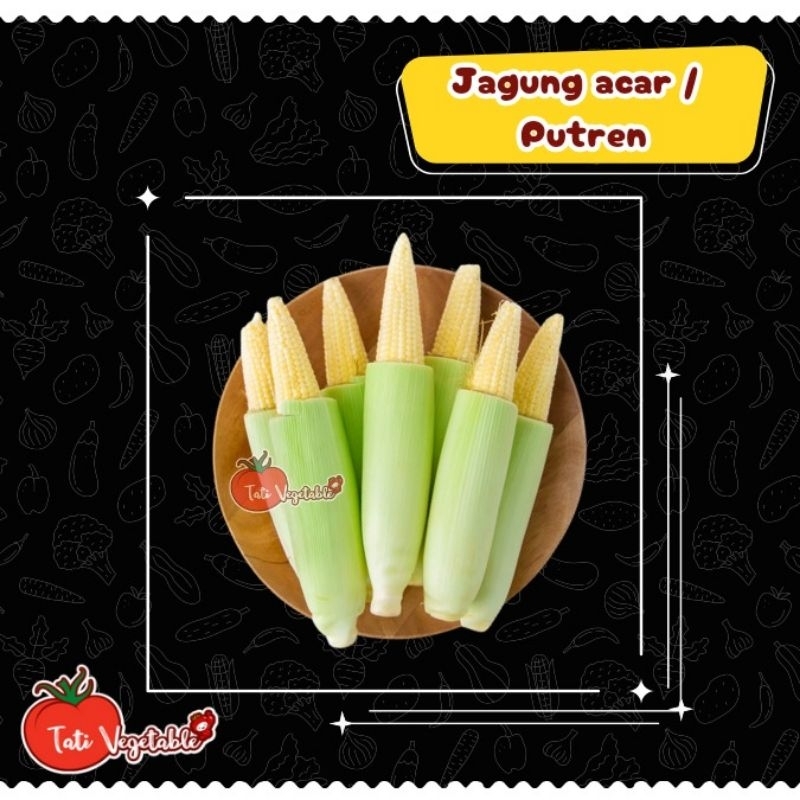 Jual Jagung Acar/ Janten/ Jagung Muda/ Putren || Tati Vegetable ...