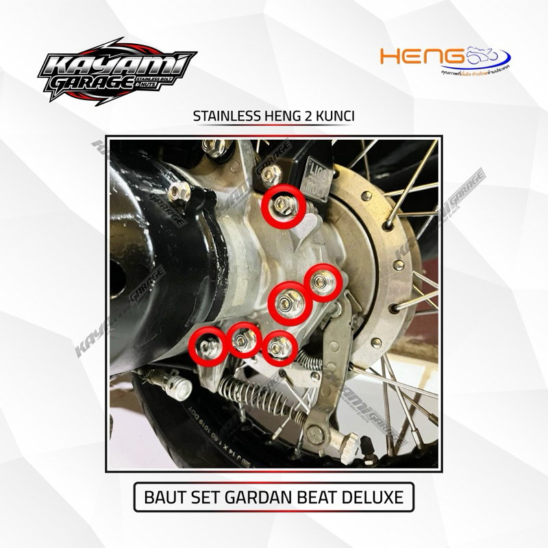 Jual Baut set gardan beat deluxe | Shopee Indonesia