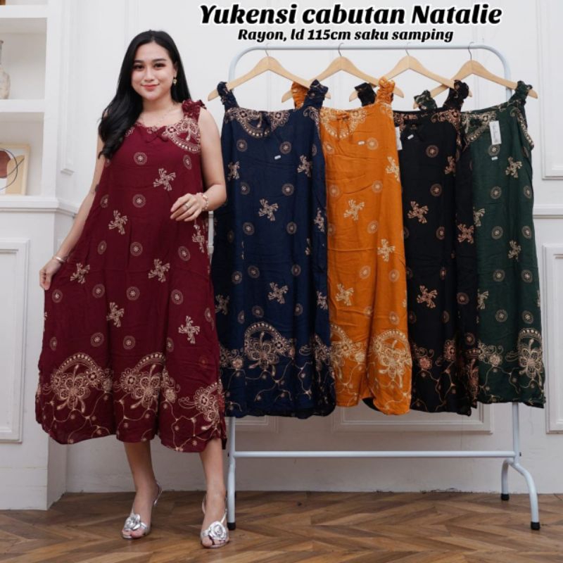 Jual daster yukensi jumbo aneka motif terbaru / daster yukensi kerut ...