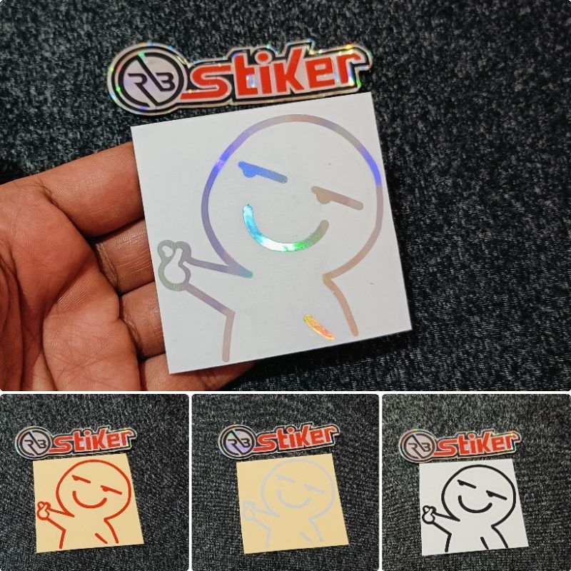 Jual Stiker TUZKI sarangheyo sticker meme middle finger lucu | Shopee ...
