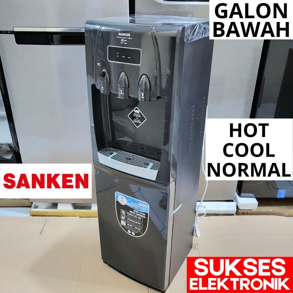 Jual DISPENSER GALON BAWAH SANKEN HWD-C520IC PANAS DINGIN NORMAL HOT ...