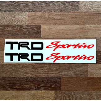 Jual stiker TRD Sportivo cutting sticker toyota agya rush avanza yaris ...