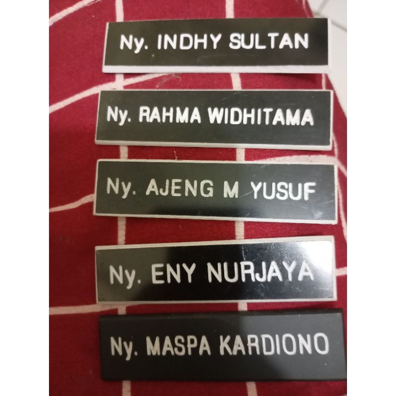 Jual Nama bhayangkari / Nama grafir persit / Nama dada persit murah ...