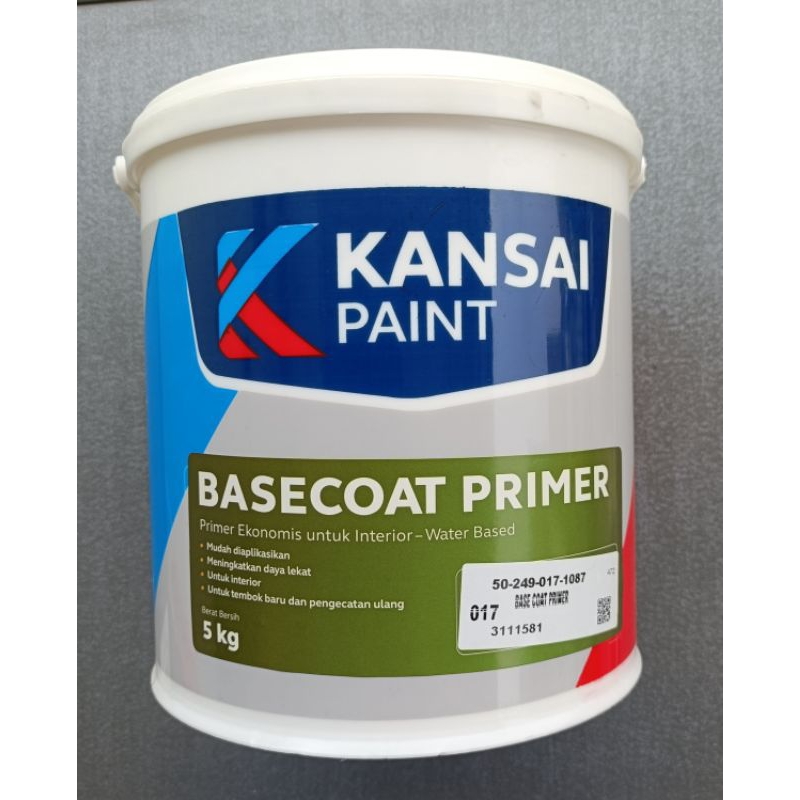 Jual Base Coat Primer Galon 5 kg Cat Dasar Tembok Ekonomis Interior ...