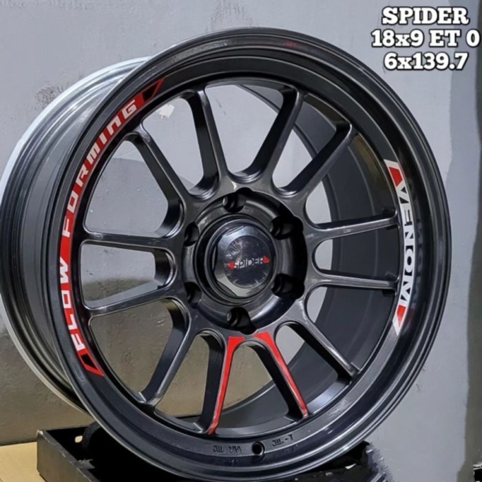Jual velg racing r18 VENOM 5 SPIDER velg mobil ring 18 fortuner pajero | Shopee Indonesia