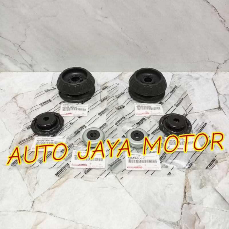 Jual Karet Support Shock Set Tatakan + Bearing Support Yaris 2006-2013 ...