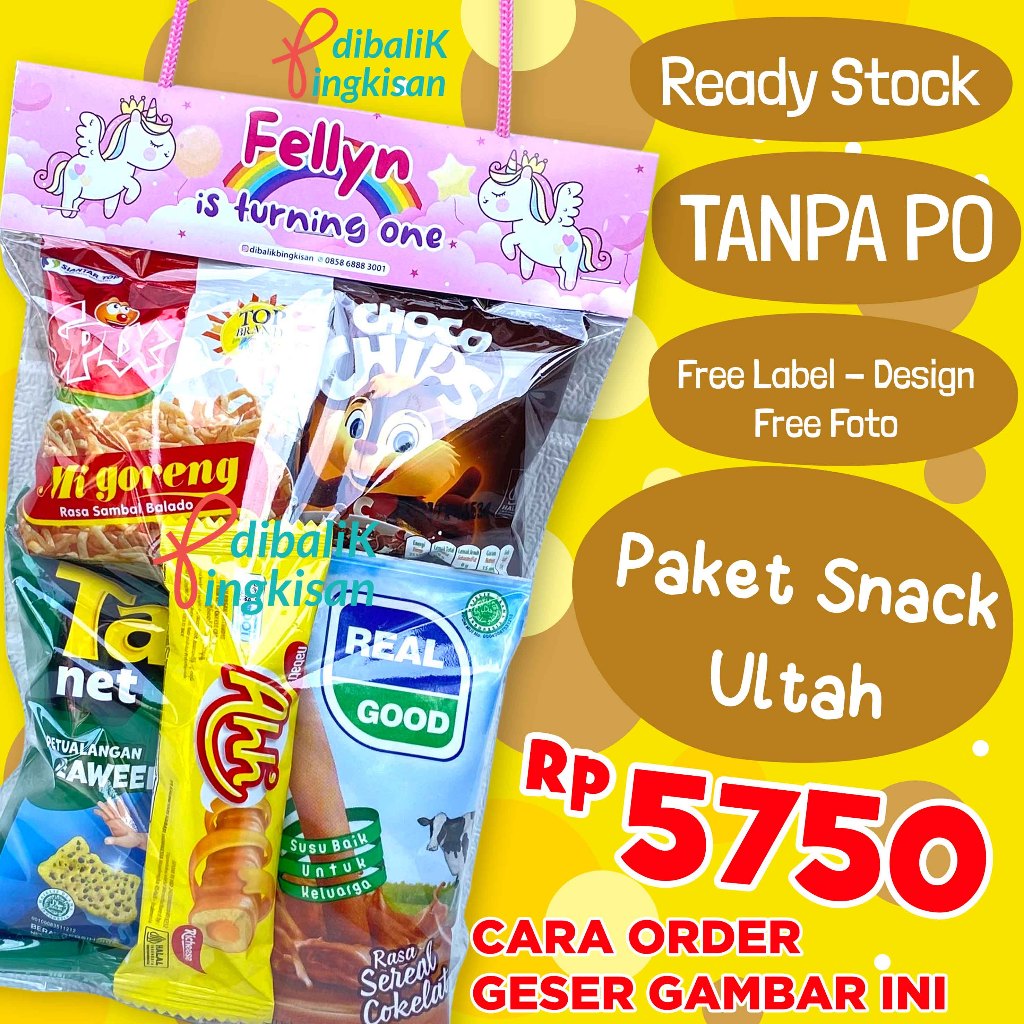 Jual PAKET SNACK ULANG TAHUN ANAK / KHITAN / SUNAT / BINGKISAN / NATAL ...