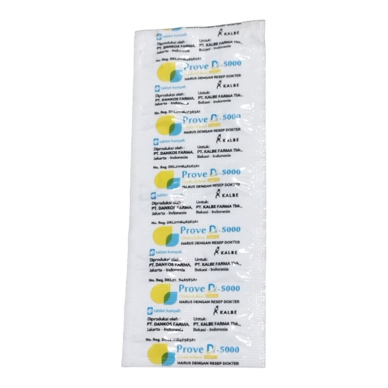 Jual Prove D3-5000 vitamin d3 strip 10tablet | Shopee Indonesia