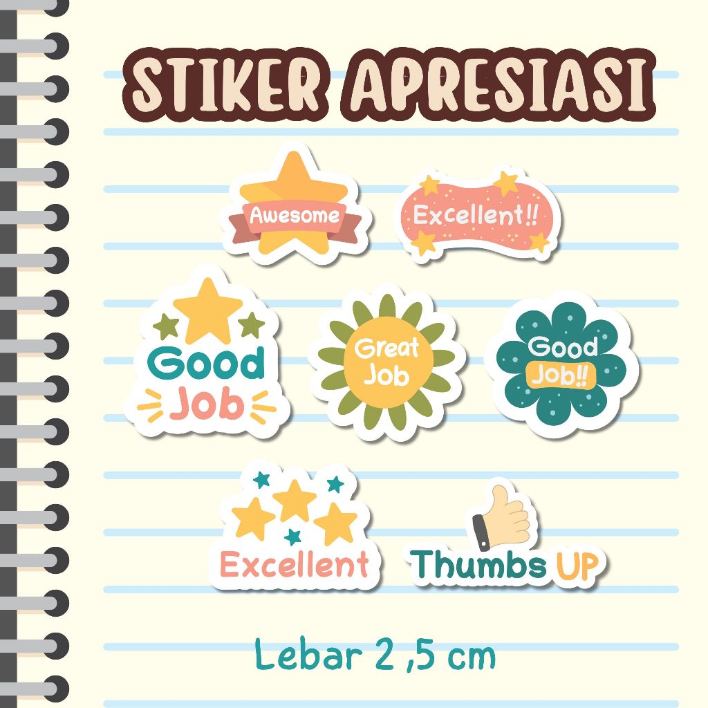 Jual Stiker Apresiasi | Shopee Indonesia
