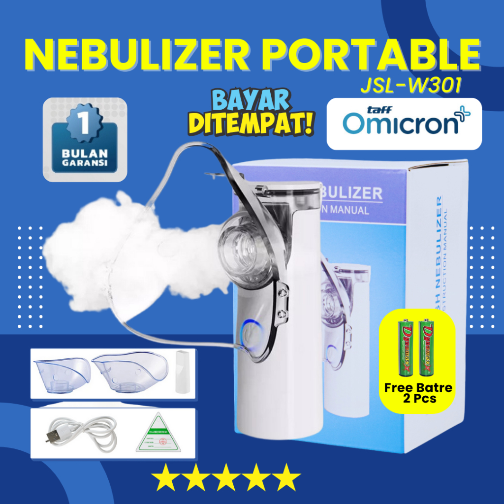 Jual Nebulizer Portable Alat Terapi Pernapasan Handheld Inhaler Nebulizer Machine Alat terapi ...