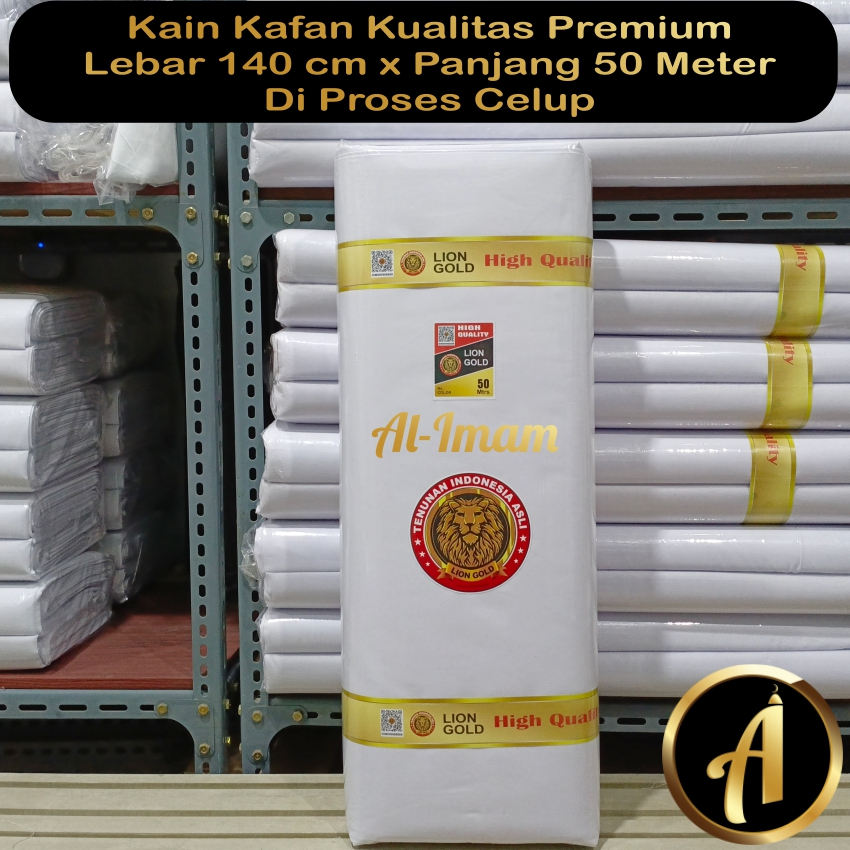Jual Kain Kafan 1 Roll Kualitas Premium Lebar 140 cm x Panjang 50 meter ...