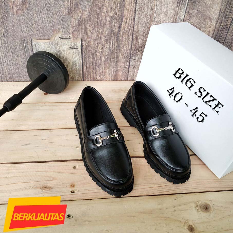 Jual BIG SIZE - Sepatu Docmart Wanita Loafers Ukuran Besar Jumbo ...