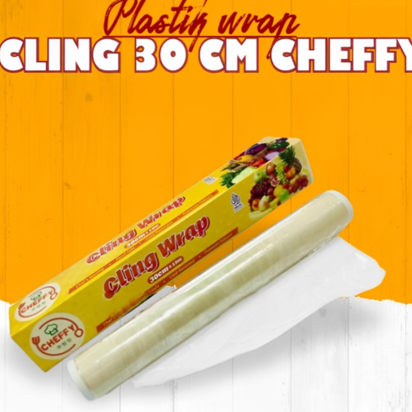 Jual Plastik Wrap Wrapping Wraping Cheffy best cling buah 30 cm 30cm ...