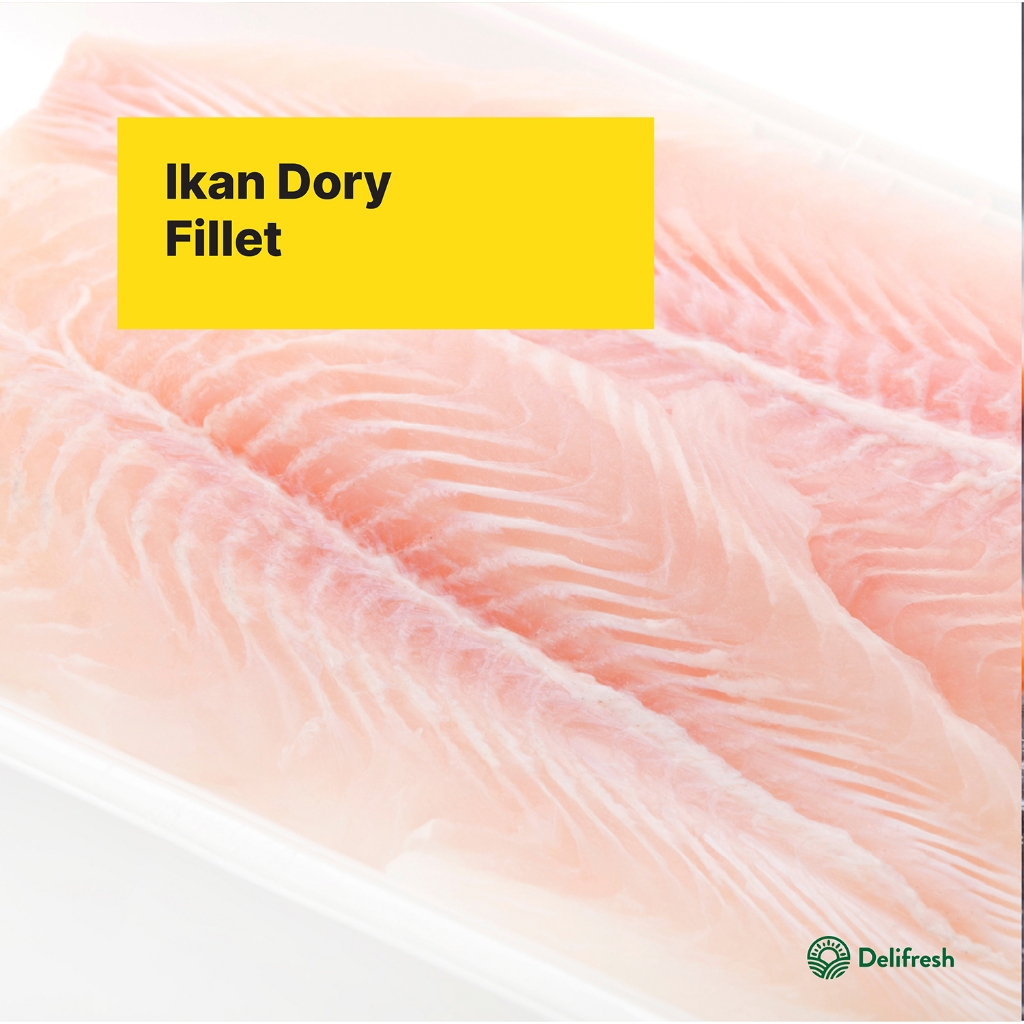 Jual Delifresh Fish Fillet Dory | Ikan Dori Fillet 1kg | Shopee Indonesia