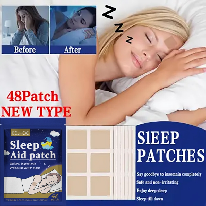 Jual 48pcs Sleep Patch Sticker Bantu Tidur Sleep Aid Patch Bantu Tidur Body Relaxing Help ...