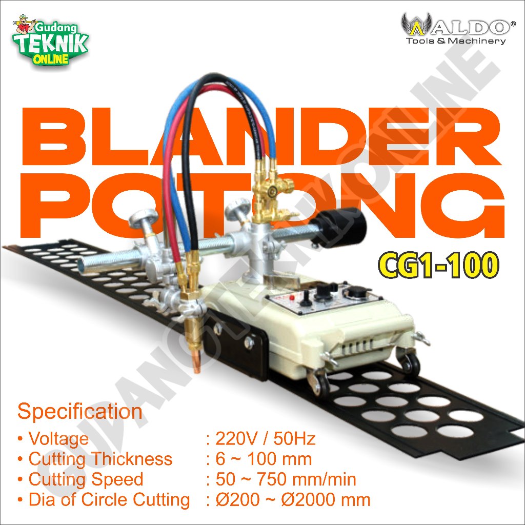 Jual Alat Blender Potong ALDO With Rail CG1-30 CG1-100 / Blander ...