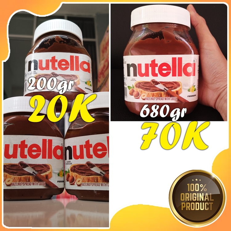 Jual Selai Nutella Chocolate Hazelnut Spread 680gr | Shopee Indonesia