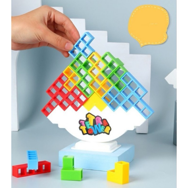 Jual Mainan Edukatif Anak Tetra Tower / Mainan Balancing Block Fun ...