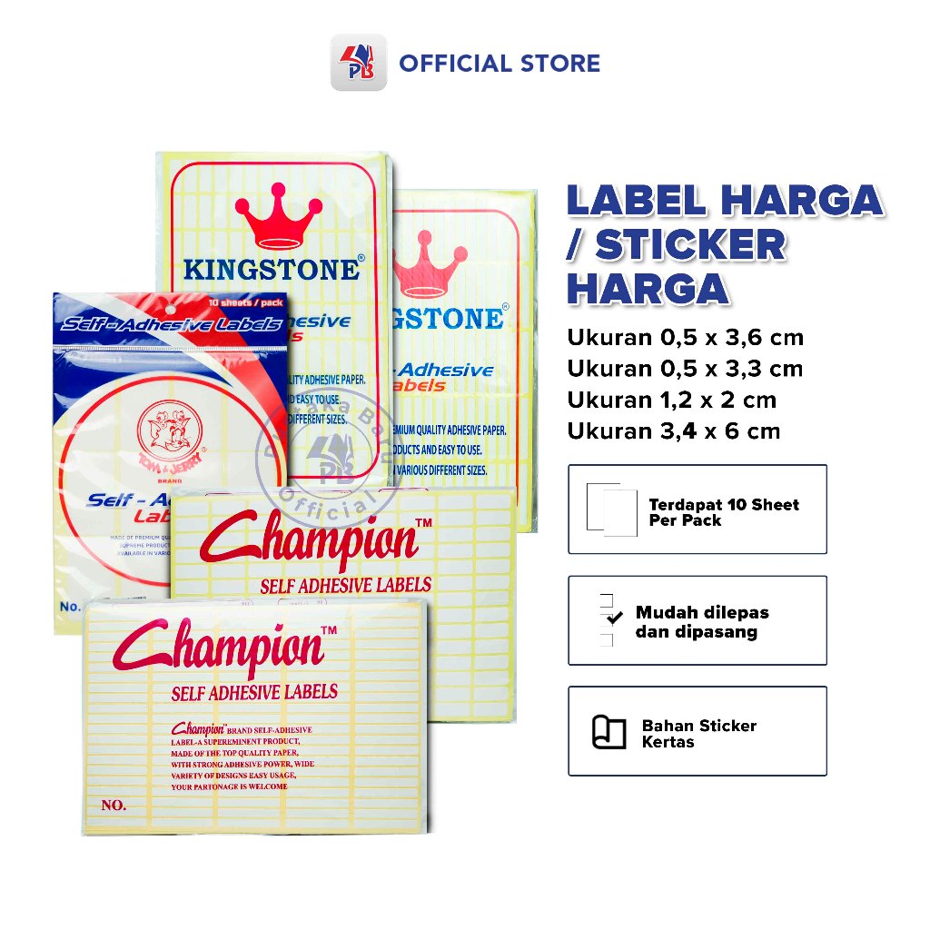 Jual Label Harga / Lebel Harga / Label Baju / Stiker Nama Undangan ...