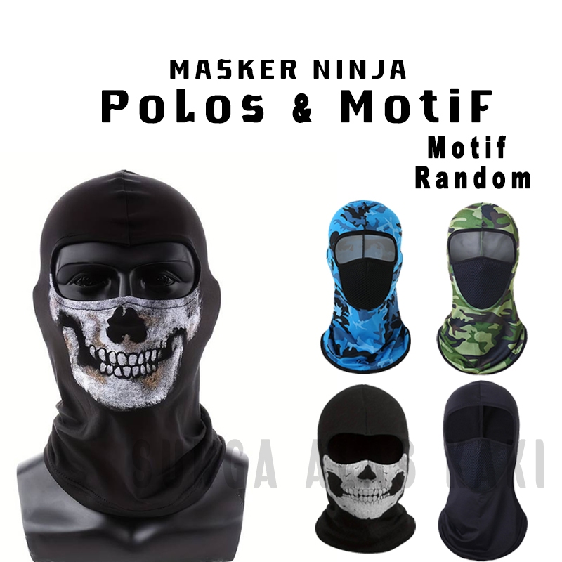 Jual Masker buff ninja /Masker ninja Army / Masker Balaclava / Masker ...