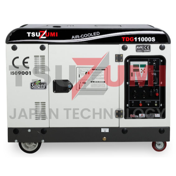 Jual GENSET 10 KVA TSUZUMI 1 PHASE DIESEL SILENT TYPE TDG 11000S 8800 WATT | Shopee Indonesia