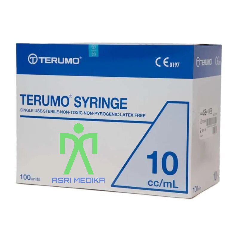 Jual Spuit 10cc Terumo Needle 21G / Syringe 10ml isi 100'S Jarum Suntik ...