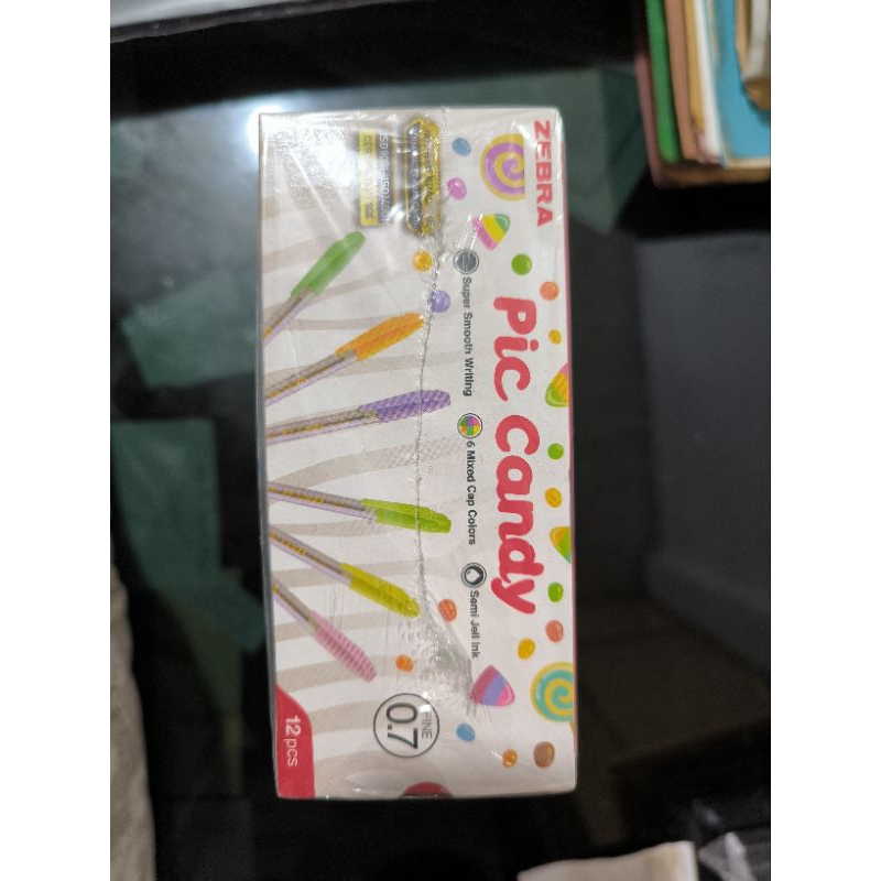 Jual PEN ZEBRA PICCOLO Pic colour/Pic Candy 0.7mm black | Shopee Indonesia