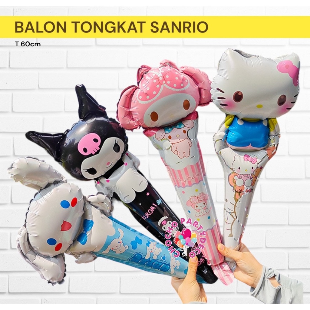 Jual Balon TONGKAT KUROMI SANRIO / Balon Foil Kuromi Sanrio | Shopee ...