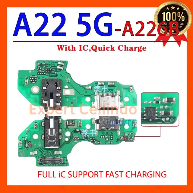 Jual SAMSUNG A22 5G A226 Original With Full IC Flexible Konektor Charger Cas Tc Flexible Mic ...