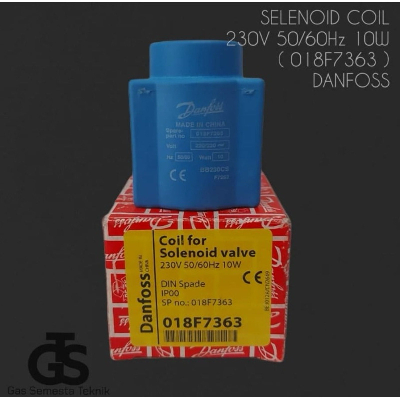 Jual SOLENOID COIL DANFOSS 10W 220V BB230CS (018F7363) | Shopee Indonesia