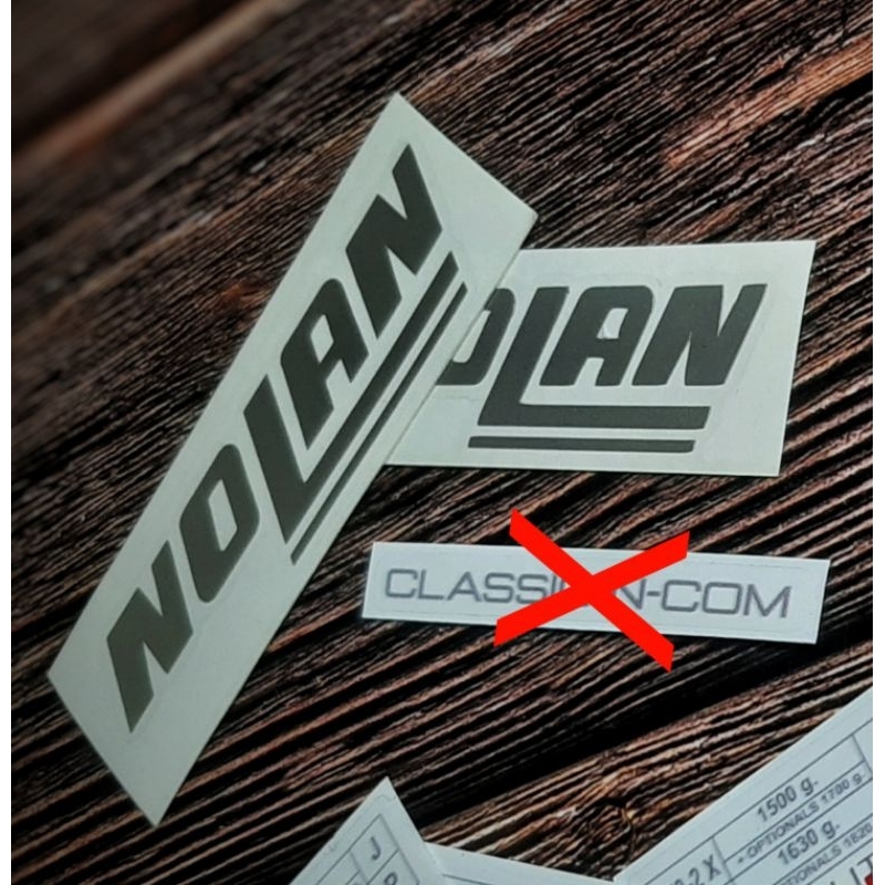 Jual Sticker helm logo Nolan Cutting / Print Transparan | Shopee Indonesia