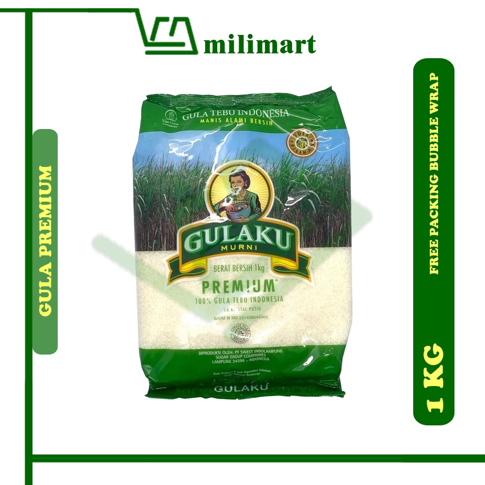 Jual GULAKU GULA PASIR PREMIUM KEMASAN 1 KG | Shopee Indonesia