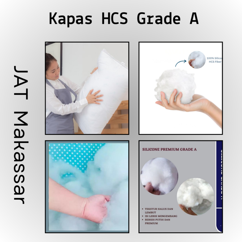 Jual BAHAN ISIAN BANTAL SILICON HOLLOW CONJUGATED (HCS) / DAKRON ...