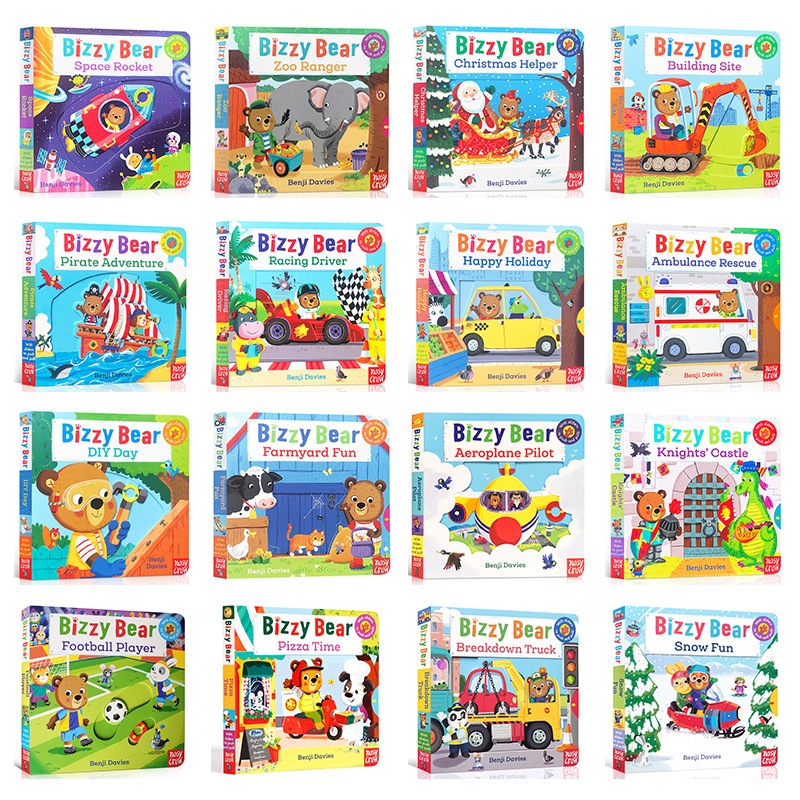 Jual Bizzy Bear Book Series Buku Anak Bayi Balita Sliders Push Pull Board Books | Shopee Indonesia