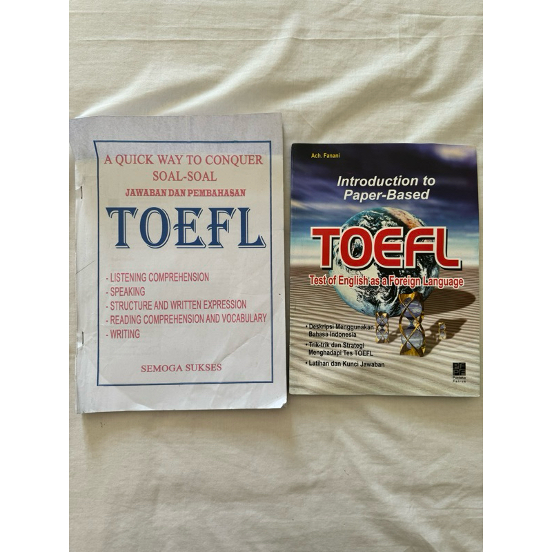Jual TOEFL - Introduction to Paper Based - Soal dan Pembahasan TOEFL ...