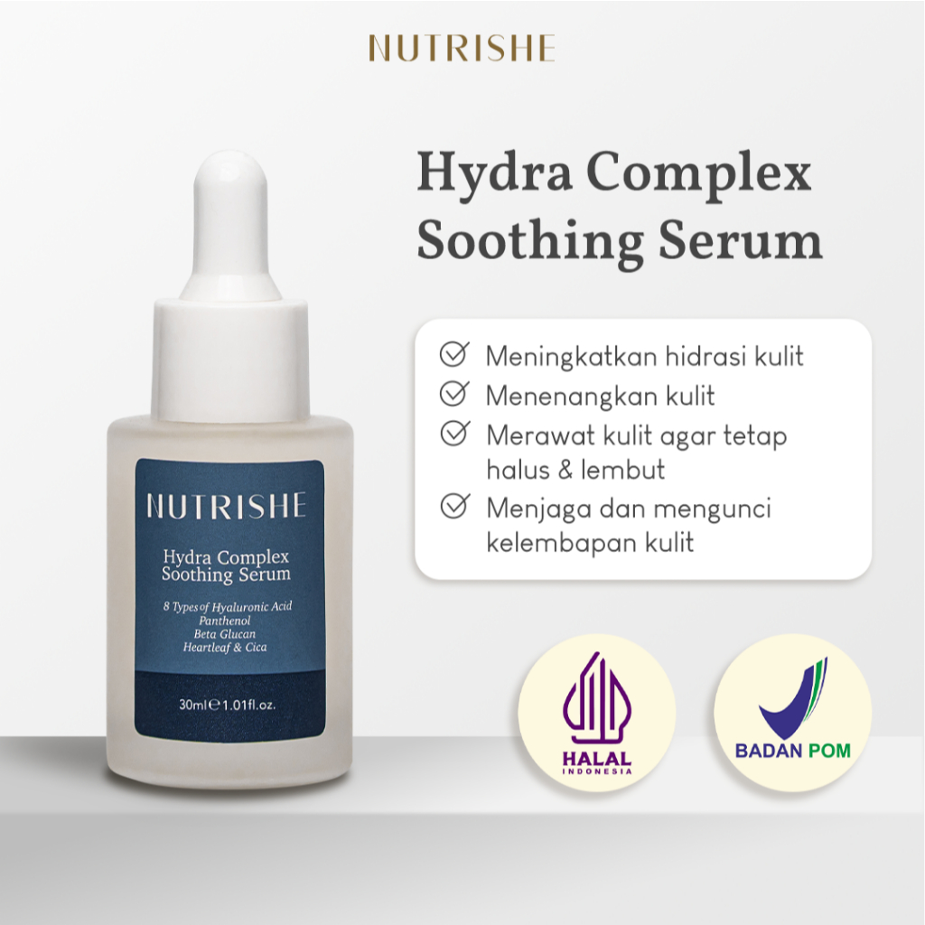 Jual (HALAL) Nutrishe Hydra Complex Soothing Serum | Shopee Indonesia