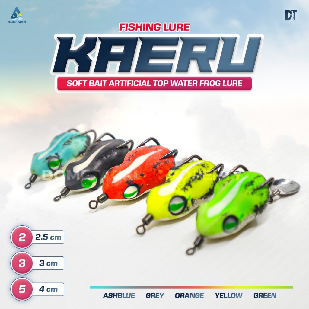 Jual Soft Frog Killer Kaeru Shima Gabuster Cirata 2.5 2.8 3.0 3.5 4.0 6 ...