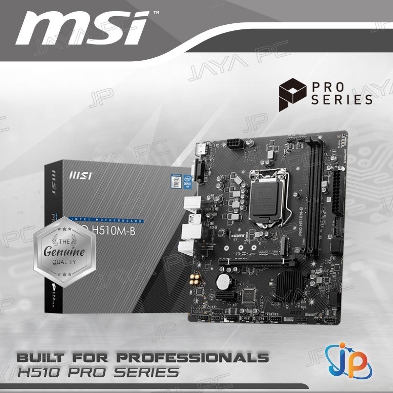 Jual KODE X77F Motherboard MSI PRO H51MB LGA12 H51 DDR4 USB32 SATA3 ...