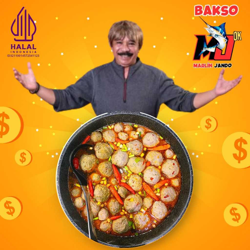 Jual Bakso Marlin Jando Paket Besar Bakso Jumbo Isi Jando 10 Butir ...