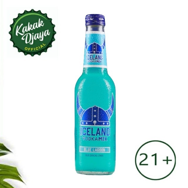 Jual Iceland Vodka Mix Blue Lagoon 275ml Iceland Blue Lagoon Vodka ...