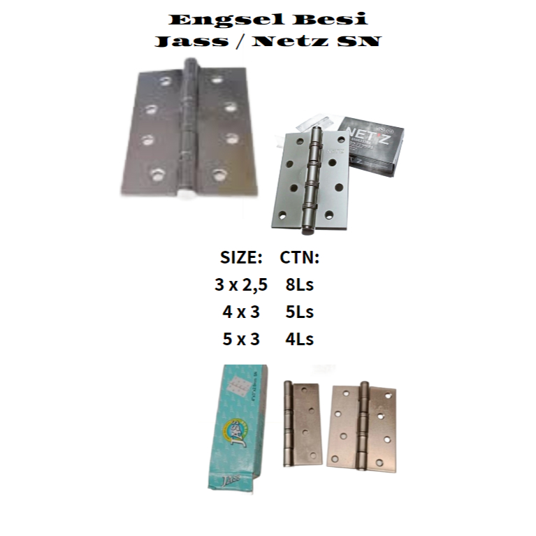 Jual Engsel Plat Engsel Plat besi Jendela Engsel Pintu Engsel jendela 3 ...