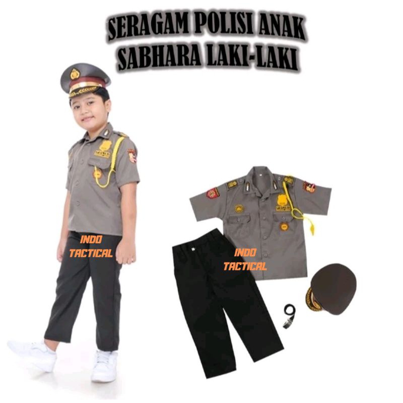 Jual Seragam Sabhara Anak, Setelan Sabhara cilik, Grosir Setelan Baju ...