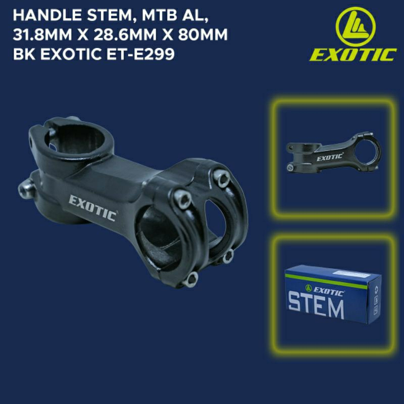Jual Stem Sepeda / Stem Sepeda MTB / Ukuran 31.8 Alloy Oversize Exotic ...