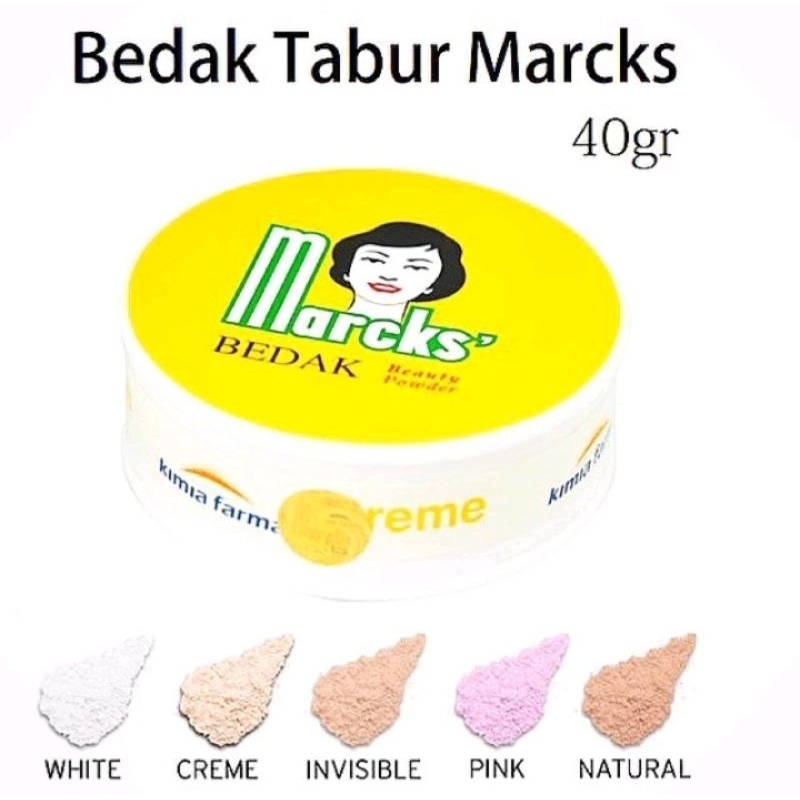 Jual BEDAK TABUR MARCKS - MARCKS' Bedak Classic 40gr | Shopee Indonesia
