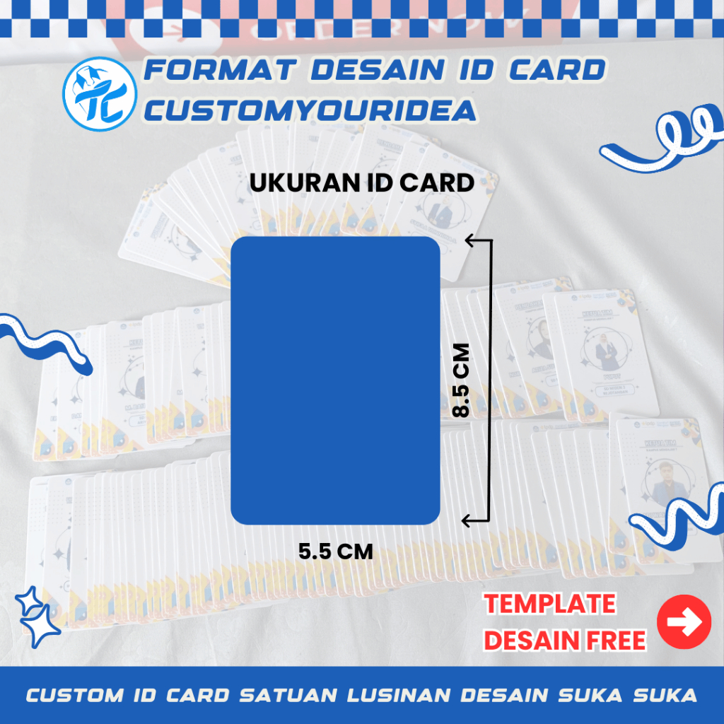 Jual CUSTOM DESAIN SUKA SUKA !! KARTU ID CARD PVC / IDENTITAS ...