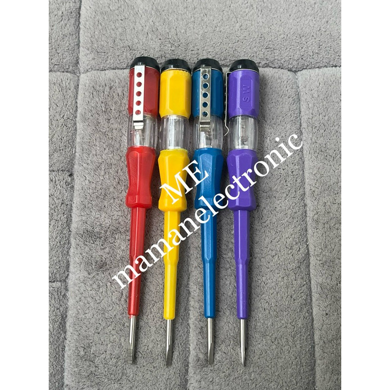 Jual Obeng tespen warna SW ShengWei 100V-500V | Shopee Indonesia