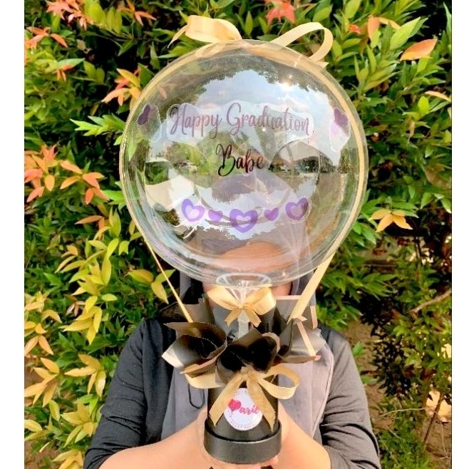 Jual Buket Balon MINI + Pita / Bunga Balon / Balloon Box / Box Balon ...