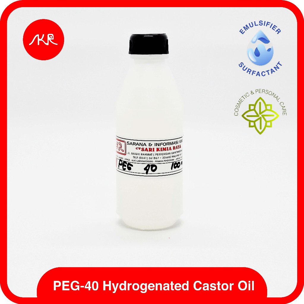 Jual PEG 40/ HCO/ Hydrogenated Castor Oil/ Minyak Jarak/ Emulisifier ...